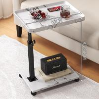China 2 Layers Rack End Coffee Table With Wheels for Snack Bedside Couch Side and Modern Design Style in Living Room Bedroom for sale