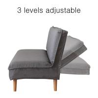 China Simple 2 Seater Love Seat Folding Sofa Bed Living Room Fabric in Office Apartment for Lunch Break for sale