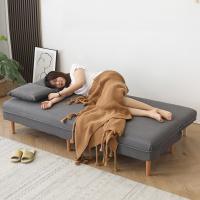 China Simple 2 Seater Love Seat Folding Sofa Bed Living Room Fabric in Office Apartment for Lunch Break for sale