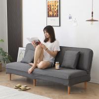 China Simple 2 Seater Love Seat Folding Sofa Bed Living Room Fabric in Office Apartment for Lunch Break for sale