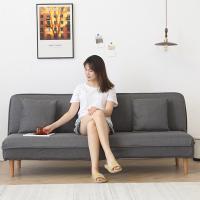 China Convertible Love Seat Folding Sofa Bed Living Room Multifunctional Fabric in Office Lunch Break for sale