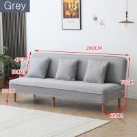 China Convertible Love Seat Folding Sofa Bed Living Room Multifunctional Fabric in Office Lunch Break for sale