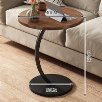 China Wooden Coffee Table with Faux Marble Texture Surface Side for Living Room Bedroom Office, Space Saver Rack for sale