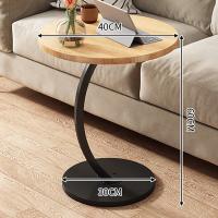 China Wooden Coffee Table with Faux Marble Texture Surface Side for Living Room Bedroom Office, Space Saver Rack for sale