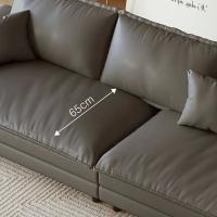China Sofa Set for Living Room, Adjustable Backrest Loveseat Couches Bedroom Office Apartment, 3/4 Seater Bed with footstool for sale