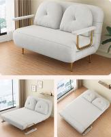 China Modern Design Extendable Simple Reclining Chair Folding Sofa Bed for Small Apartment Furniture for sale