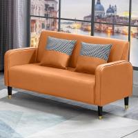 China Sofa Nordic Elegant Velvet Wavy PU Seating Couch for Three Seat Corner Style in Living Room European Furniture Apartment for sale