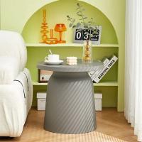 China Modern Round Coffee Table for Home Furniture Nordic Plastic Small Mobile Living Room Aesthetic for sale