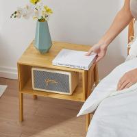 China Mail Packing Modern Stackable Bedside Table Natural Wood Side Wooden Sofa End Low Small Desk Furniture for Living Room for sale