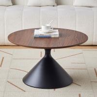 China Nordic Simple Round table Leisure Coffee Table Negotiation Platform Modern Small Wood For Dining for sale