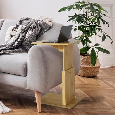 China Sofa Side Table Bedside Living Room Bedroom Space Saving End Computer Rack for sale