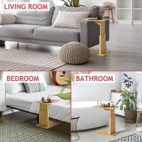 China Sofa Side Table Bedside Living Room Bedroom Space Saving End Computer Rack for sale