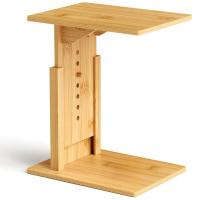 China Sofa Side Table Bedside Living Room Bedroom Space Saving End Computer Rack for sale