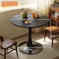 China Wooden Table Simple Round Dining Furniture, Coffee , Small Reception CJ-38 for sale