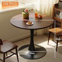 China Wooden Table Simple Round Dining Furniture, Coffee , Small Reception CJ-38 for sale