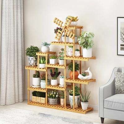 China Living Room Indoor Display Pothos Balcony Flower Pot Rack with Minimalist Design and Multi-layer Storage for sale