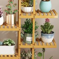 China Living Room Indoor Display Pothos Balcony Flower Pot Rack with Minimalist Design and Multi-layer Storage for sale