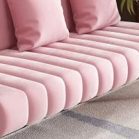 China Leisure Furniture Sofa Small Household Living Room Nordic Fabric Lazy Office Beauty Salon Negotiation Couch for sale