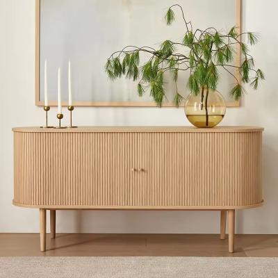 China Nordic Dining Sideboard Small Household Retro Door Porch Cabinet Entryway Drawer Storage Rack for sale