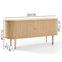 China Nordic Dining Sideboard Small Household Retro Door Porch Cabinet Entryway Drawer Storage Rack for sale