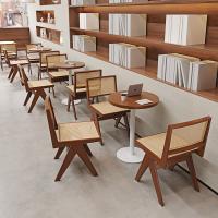 China Minimalist Design Restaurant Furniture for Modern Simple Wooden Dining Table in Coffee Dessert Milk Tea Shop Bar Pub for sale