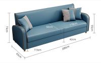 China 3 Seater Sofa for Living Room with Storage Space Leather Couch 1 Love Seat Three Fabric s Furniture Set for sale