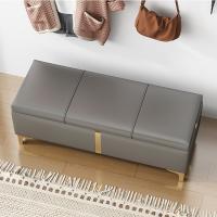 China Shoe , Home Commercial Changing with Storage Space Wooden Frame Soft Cushions for sale