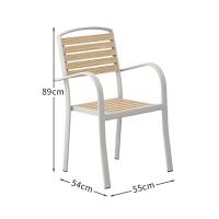 China Garden Patio Furniture Outdoor Dining Table, Waterproof with 4 Chairs for Cafe and Restaurants,Small Coffee for sale