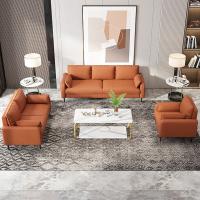 China NO Inflatable Wooden Frame Comfortable Loveseat 3 Seater Lounge Italiano Modernos Couch Living Room Furniture -SF-34 for sale
