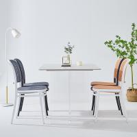China Plastic Rattan Dining Chair, Modern Indoor Outside Seat s, Patio Lounge Stool, Armless ing for sale