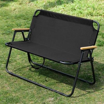 China Outdoor Table Specific Heavy Duty Portable Folding Double Camping Loveseat Couch Oversized Fully Chair for Adults 120kg for sale