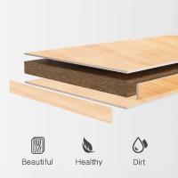 China Kitchen and Chairs of 4 Ideal Room Specific DINING TABLE Wood Style PANEL Modern 47'' Wood Dining Room Set 4 Chairs for sale