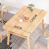 China Kitchen and Chairs of 4 Ideal Room Specific DINING TABLE Wood Style PANEL Modern 47'' Wood Dining Room Set 4 Chairs for sale