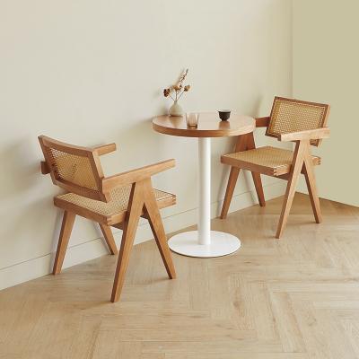 China Coffee Table Walnut Wood , Iron Bracket Milk Tea Shop/ / Small , Household Leisure for sale