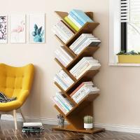 China Living Room Floor-standing Children's Tree-shaped Bookshelf Space-saving Storage Rack for Multi-layer Book Shelf Bookcase for sale