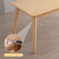 China Wood Dining Table Nordic Set Small Apartment Modern Solid Wooden Household Combination Room Furniture for sale