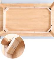 China Wood Dining Table Nordic Set Small Apartment Modern Solid Wooden Household Combination Room Furniture for sale