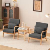China Comfortable Lounge Chair Accent for Living Room and Bedroom BAMBOO Armchair Frame Included for sale