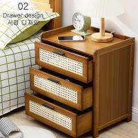 China Nightstand Modern End Table with Drawer, Bedside Open Storage for Bedroom for sale