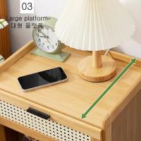 China Nightstand Modern End Table with Drawer, Bedside Open Storage for Bedroom for sale