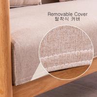 China Living Room Sofa Korean Solid Wood Single Double Three Person Long for Small Apartment Simple Clothing Store Fabric Covered for sale