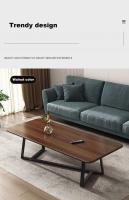China Modern Coffee Table Light Luxury Small Tea Simple Living Room Home With Metal Frame for sale