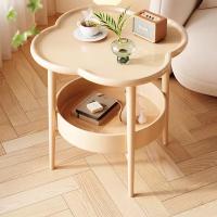 China Living Room Furniture Plastic Tables Sofa Side Bedside Tea Storage Rack Shelf Holder in Modern Design Simple Corner Table for sale