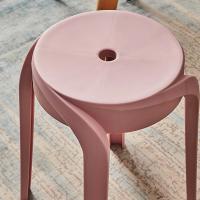 China Rubber Chairs Stackable Dining Windmill Folded Plastic Stools for Home Functional and Stylish for sale