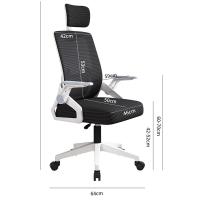 China Meeting Seater Mesh Office Chair with Movable Wheels and Adjustable Armrest for Storage Computer Ergonomic Gaming Study for sale