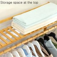 China 190x40x140cm Wardrobe Clothes Rack Heavy Duty Garment s for Hanging , Freestanding Clothing Closet for sale