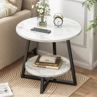 China CJ-30 Double-layer Sofa Side Table, Simple Modern Small Tea for Apartment, Living Room Bed End for sale