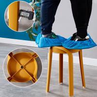 China Home Furniture Heavy Duty Plastic Stool Household Small Round Stackable Seating With Non-slip Foot Dining for sale