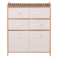 China Drawer Chest Fabric Storage Organizer Cabinet Big Night Stand with Rack Shelf The Ultimate Living Room Furniture Solution for sale