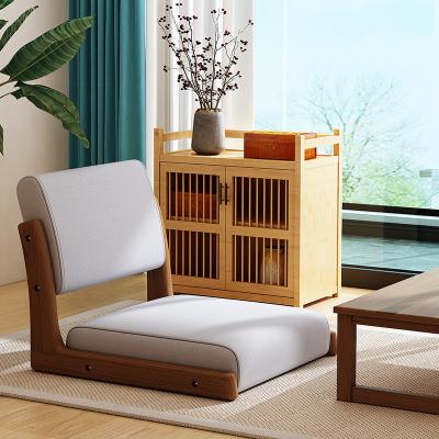 China Bed Chair Japanese Tatami Solid Wood Bay Window Bedroom Backrest Stool for sale